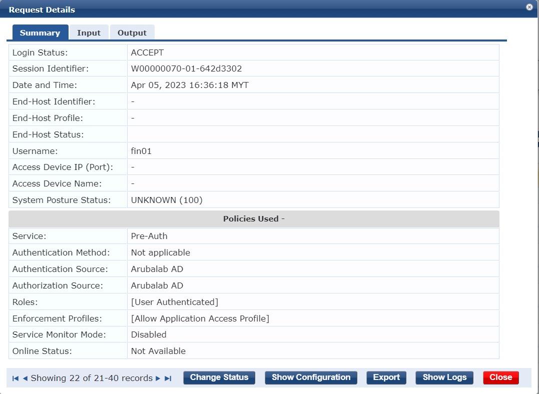Web Logins Authentication Failure | Security