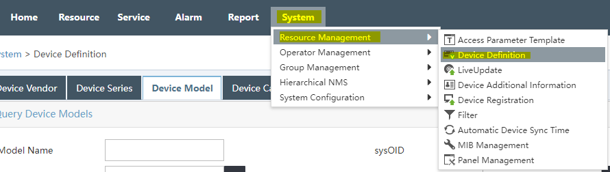 "Unknown SNMP Product" in IMC for Aruba 8360 switch | Network Management