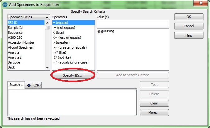 Searching - BSI User's Guide