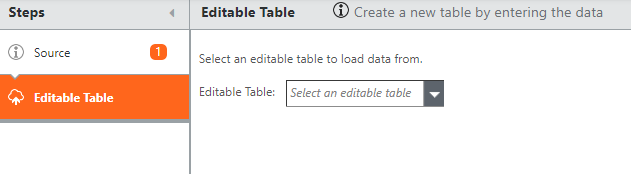 Change Editable Table from Generated to a simple editable table | Platform