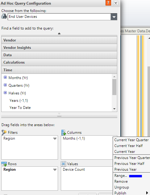 Can I show current month and previous month data in one table Report ...