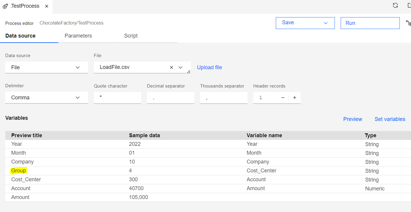 Skipping a column in Workbench in PAW | Planning Analytics