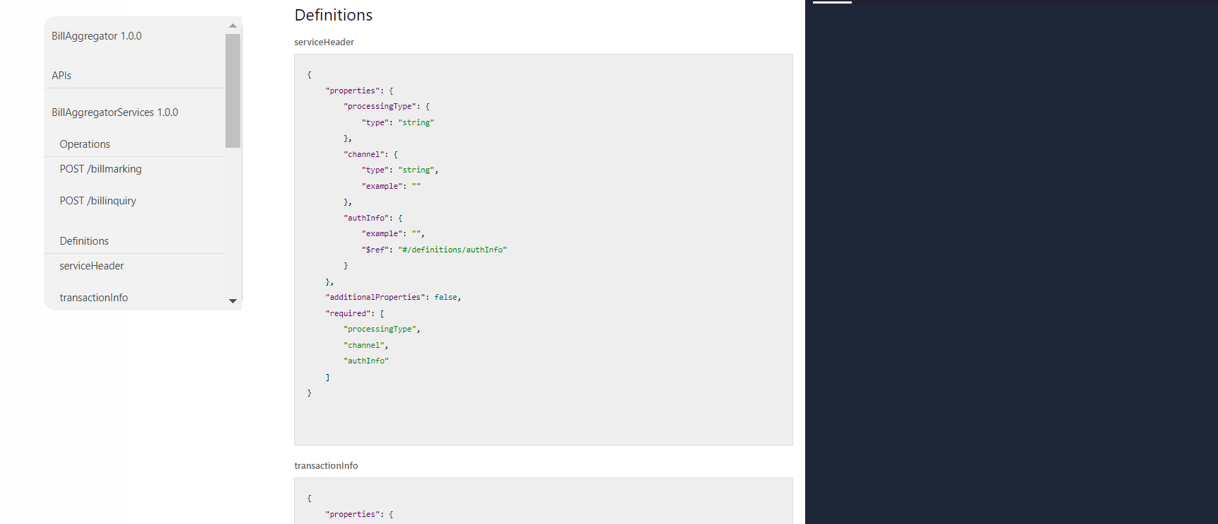 Hide Defination from Developer portal (SendBox API's) | API Connect