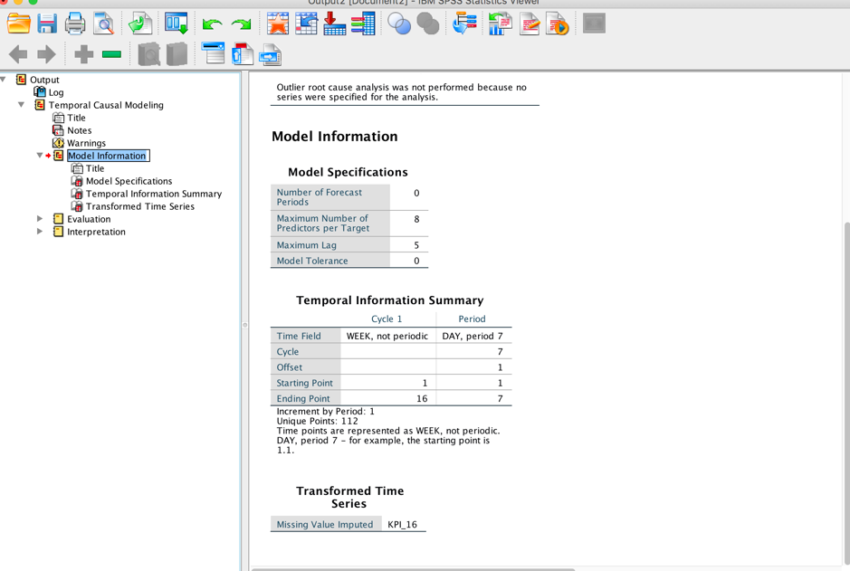 Kpi Analysis Using Temporal Causal Modeling In Ibm Spss Statistics Part 1