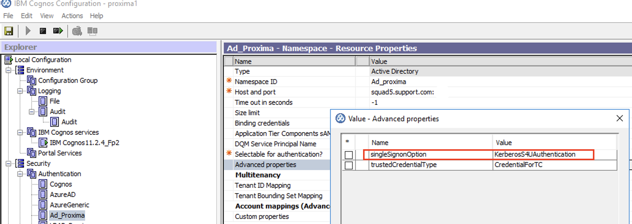 Cognos Analytics: Configuring Single-Sign-On Authentication With ...