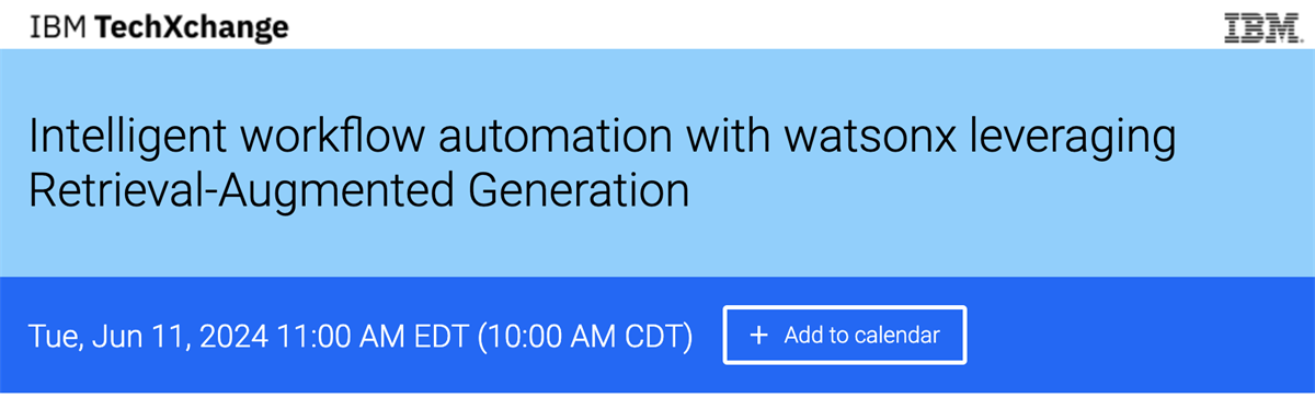 Learn to Build with GenAI Series! - Intelligent Workflow Automation ...