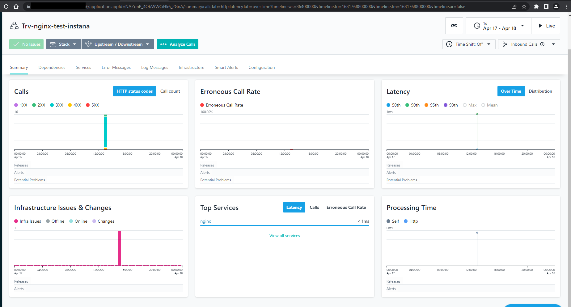 Create release marker through API | Instana