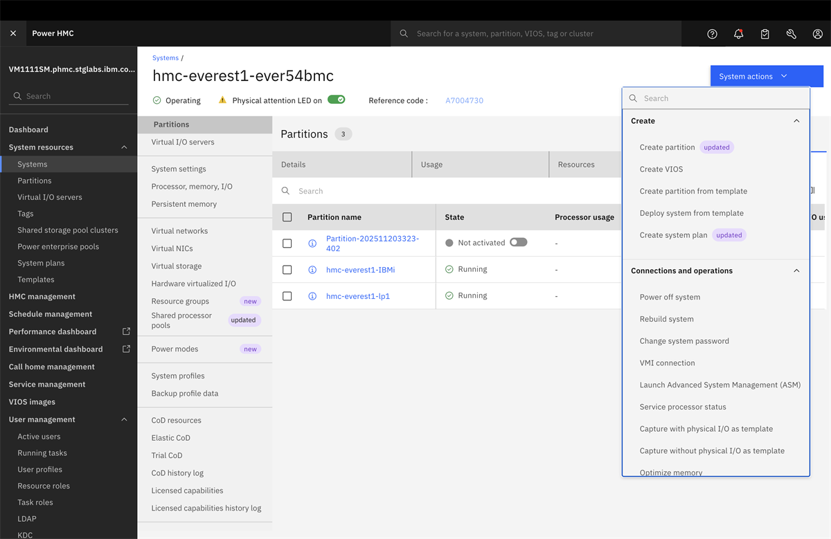 The Art of Partition Creation: IBM HMC’s Modern Interface Redefined