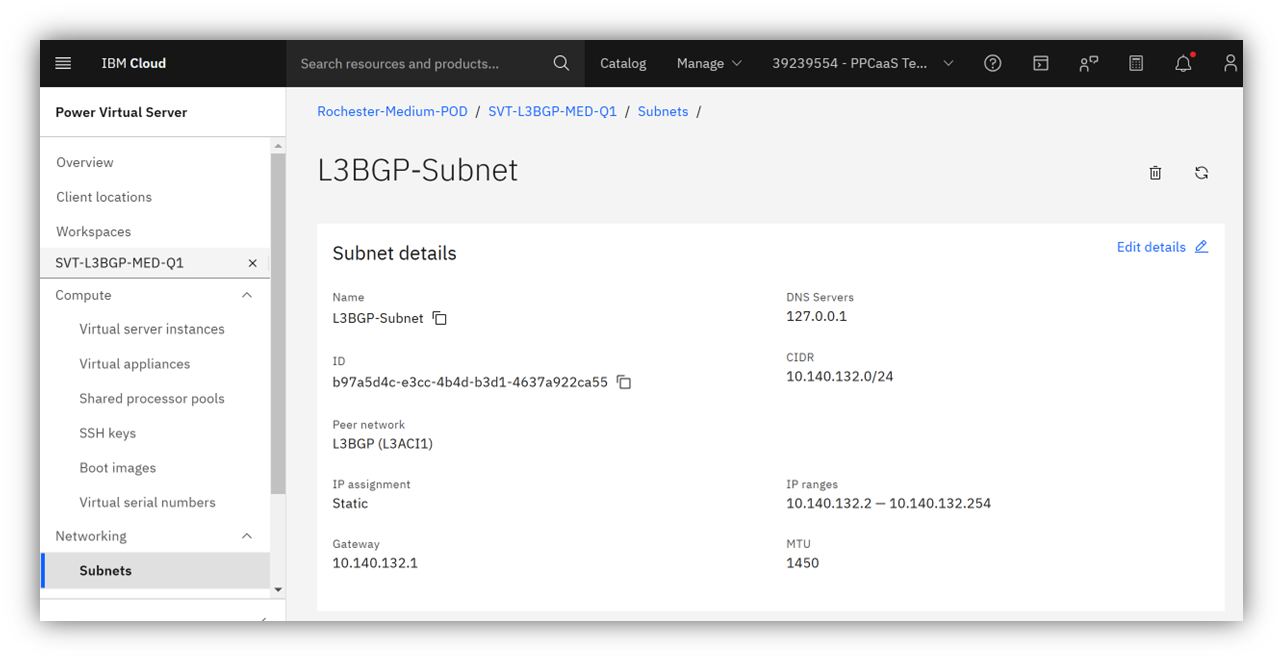 Networking in PowerVS Private Cloud