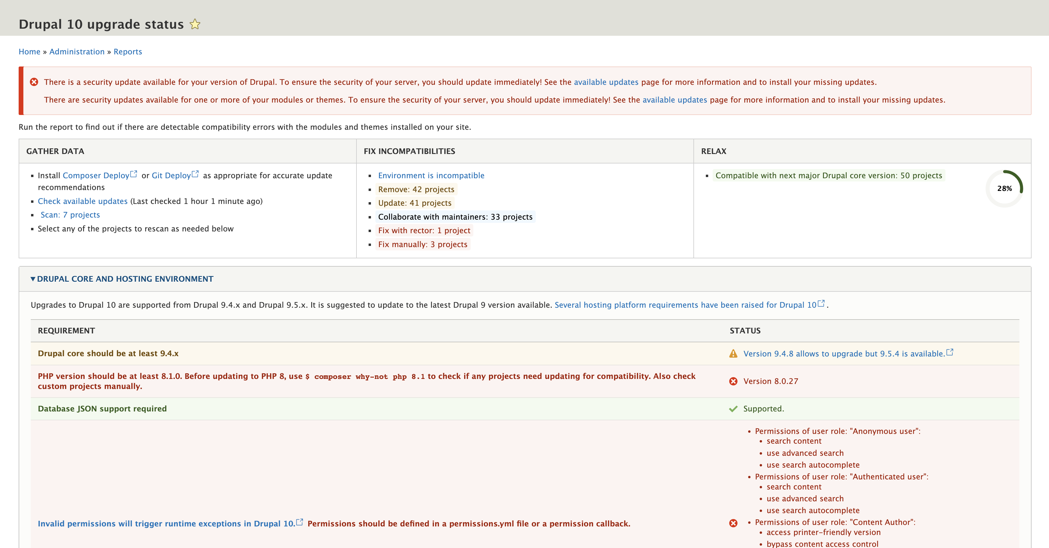 IBM API Connect: Prepare your Developer Portal Upgrade to Drupal 10