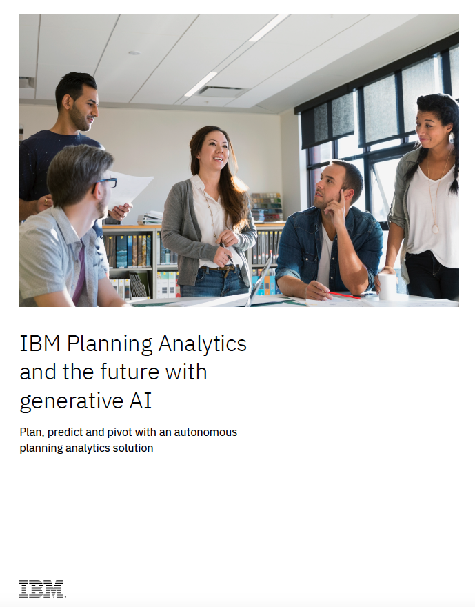 IBM Planning Analytics and the future with generative AI