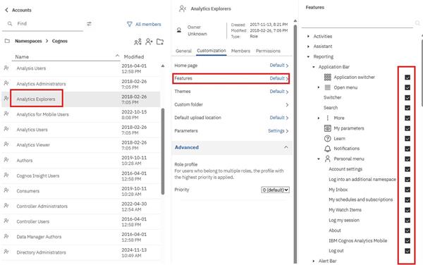 Template for all users that use Report Studio? | Cognos Analytics
