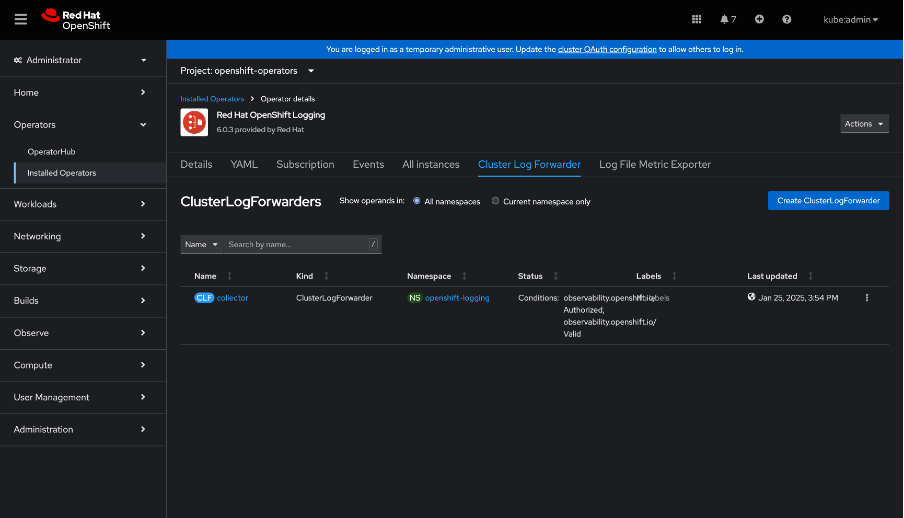 Transitioning to Loki for logging in Red Hat OpenShift (Version 6 and ...
