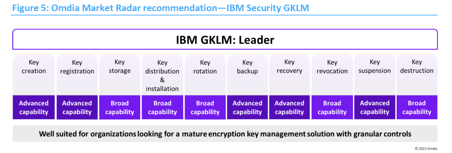 Guardium Key Lifecycle Manager named a leader in Omdia’s Market Radar ...