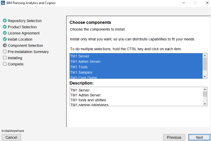 New TM1 Server installer in Planning Analytics Local 2.0.9.21