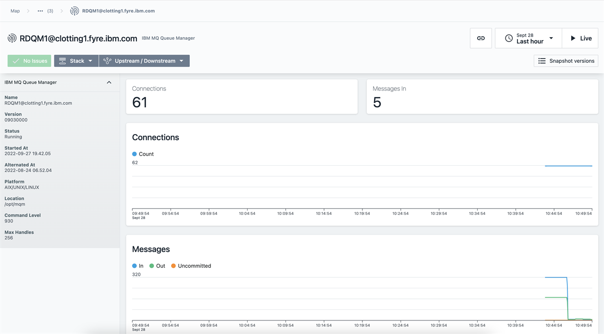 Using Instana MQ Sensor to monitor IBM MQ high availability solutions