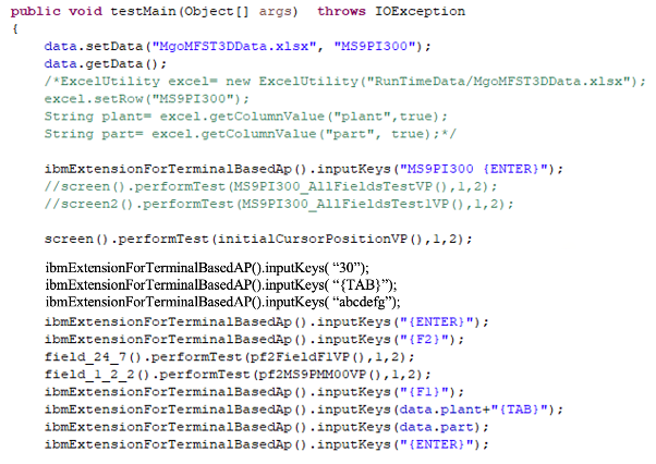 Tips & Tricks RFT: Test Scripts with Hardcoded values