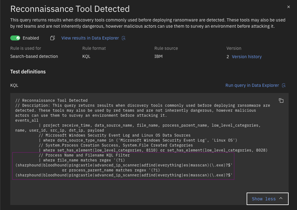New feature: QRadar Suite Reference Data