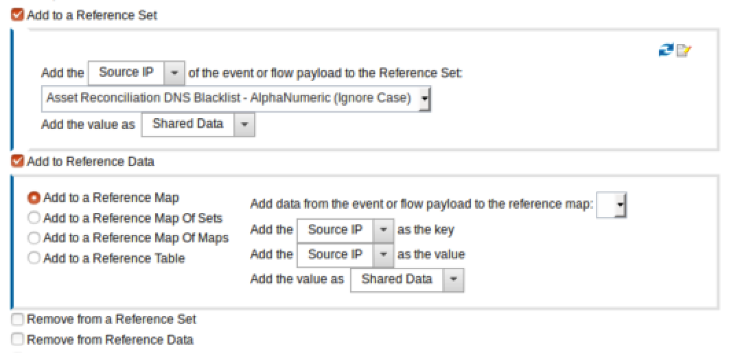 Reference Set Auto Update IBM Security QRadar
