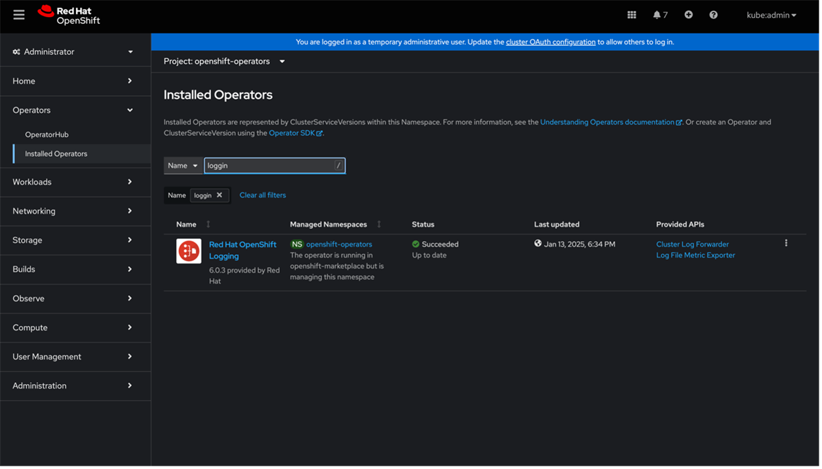 Transitioning to Loki for logging in Red Hat OpenShift (Version 6 and ...