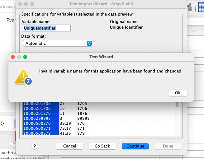 Trouble Importing from Excel to SPSS - Reading a String as Numeric and ...
