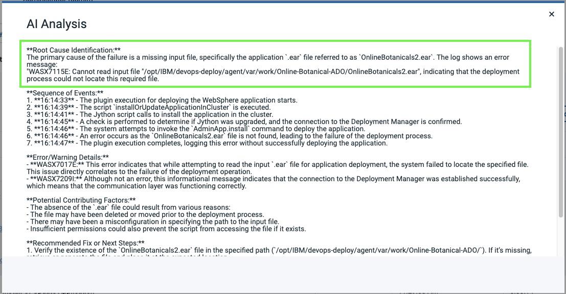 Introducing IBM DevOps Deploy 8.1.2 which includes a new AI assistant ...