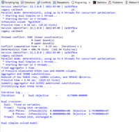 explanation for engine log output | Decision Optimization