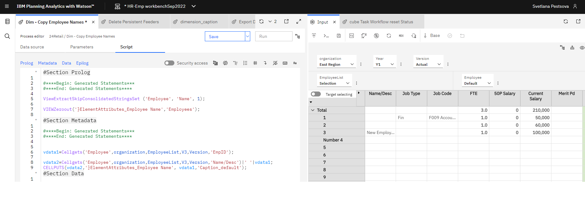 Workbench – tips & tricks on the modeling object layout