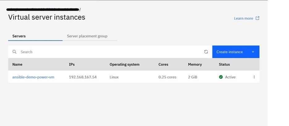 Create a virtual server instance in IBM Power Virtual Server using Red ...