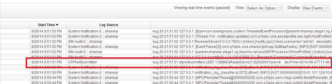QRadar Custom Events and Event Enrichment