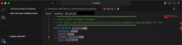 Getting started with Db2 for z/OS Developer Extension and VS Code