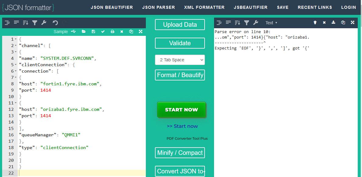 Ccdt In Json For Multi Instance Queue Managers Mq