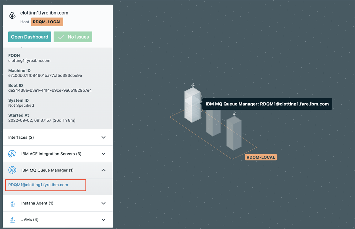 Using Instana MQ Sensor to monitor IBM MQ high availability solutions