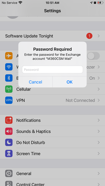 Setting up Modern Authentication for MaaS360 - Part1 (Mail Access)