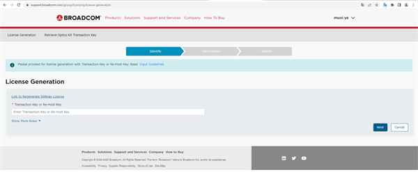 Brocade SAN switch SFPモジュール（Optics Kit）ライセンスアクティベーション手順
