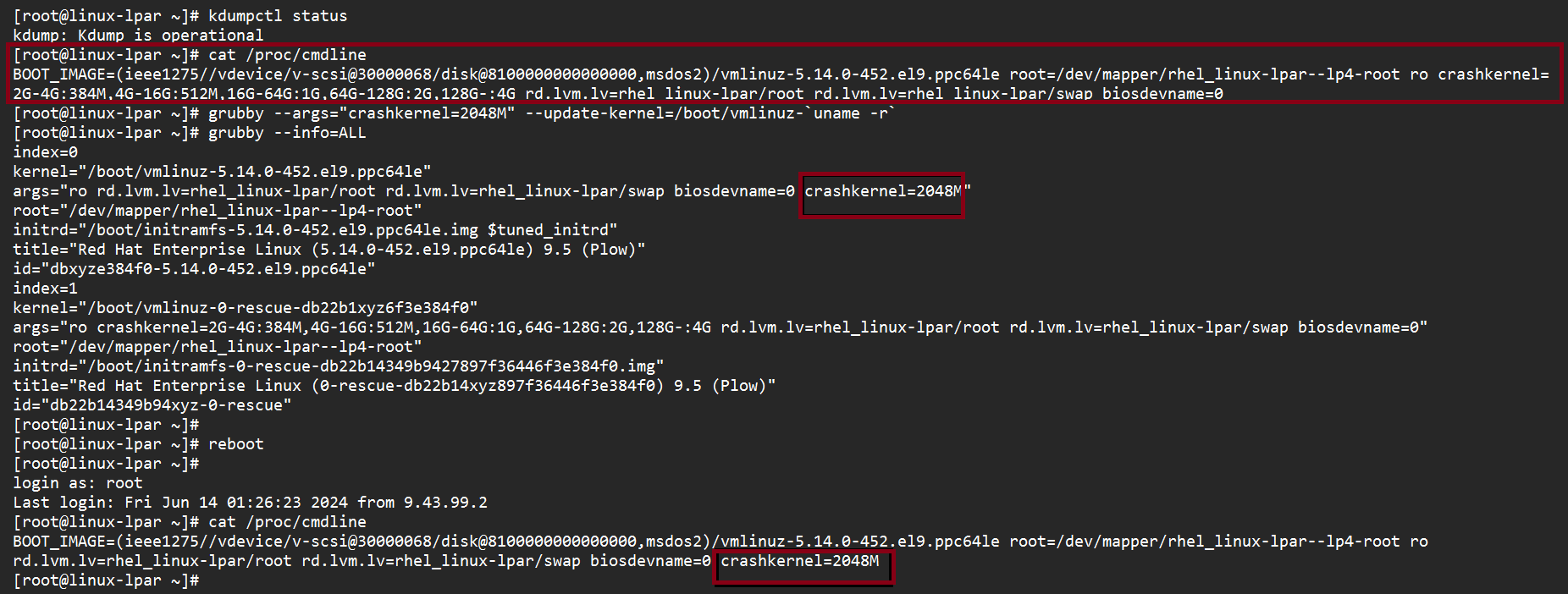 Linux kernel crash-dump mechanism ( KDUMP and FADUMP )