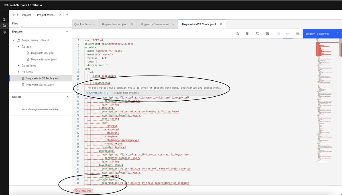 Develop, Deploy & Test MCP Tools with IBM API Studio