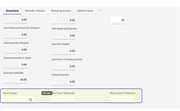 IBM Maximo Mobile-Storeroom Clerk Persona-Inventory Counting