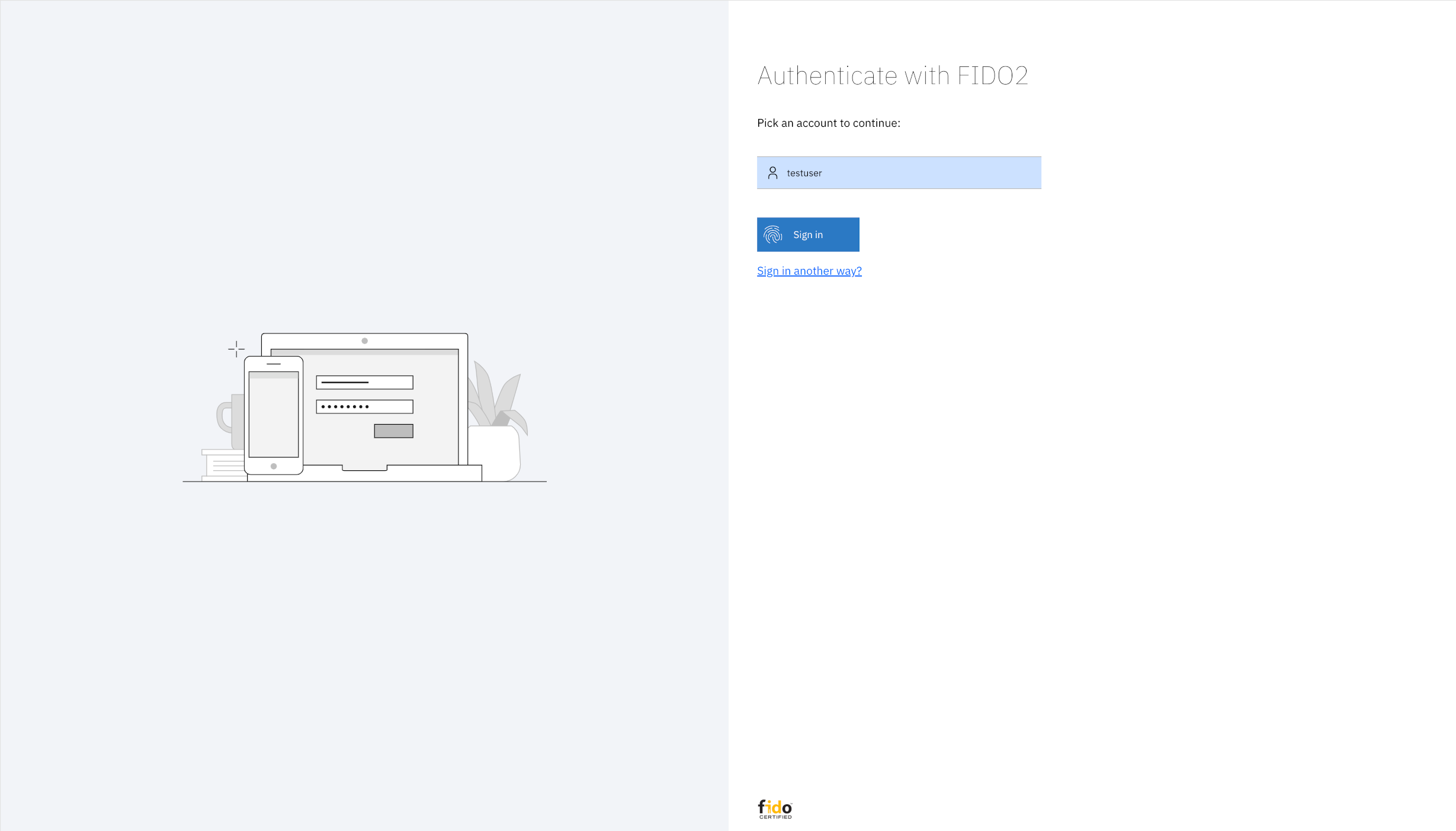 FIDO2 PAIR Authentication in less than 12 minutes with ISVA 10.0.4