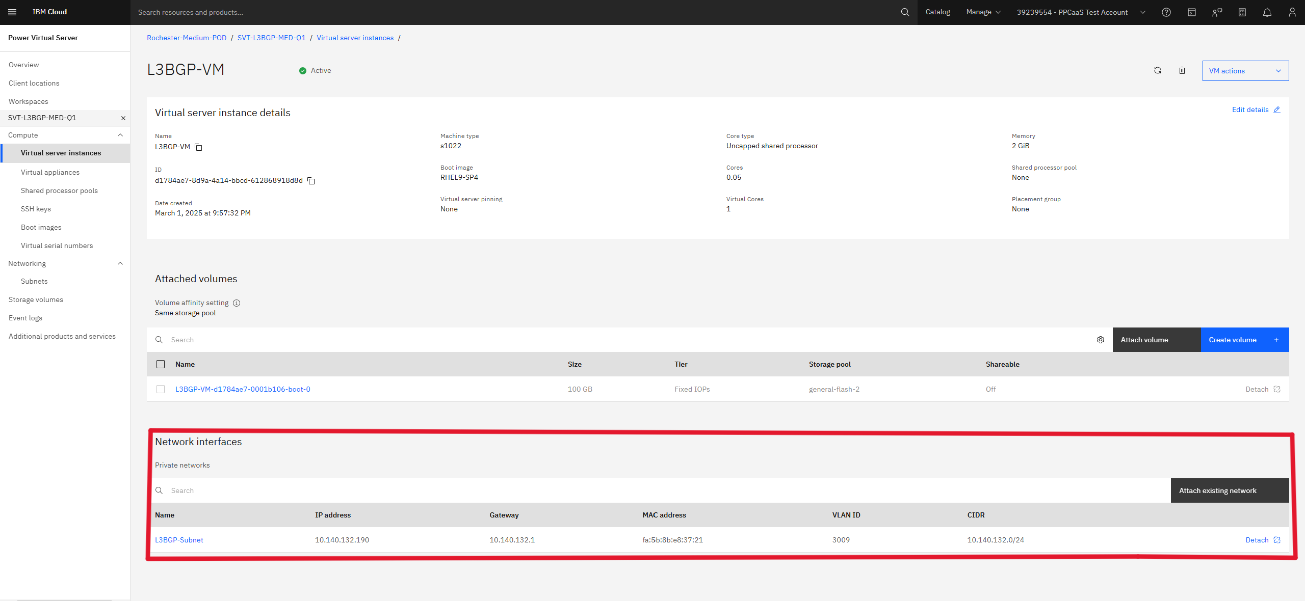 Networking in PowerVS Private Cloud