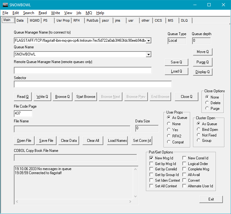 Recipe: Connect to MQ on CP4I with RFHUtil