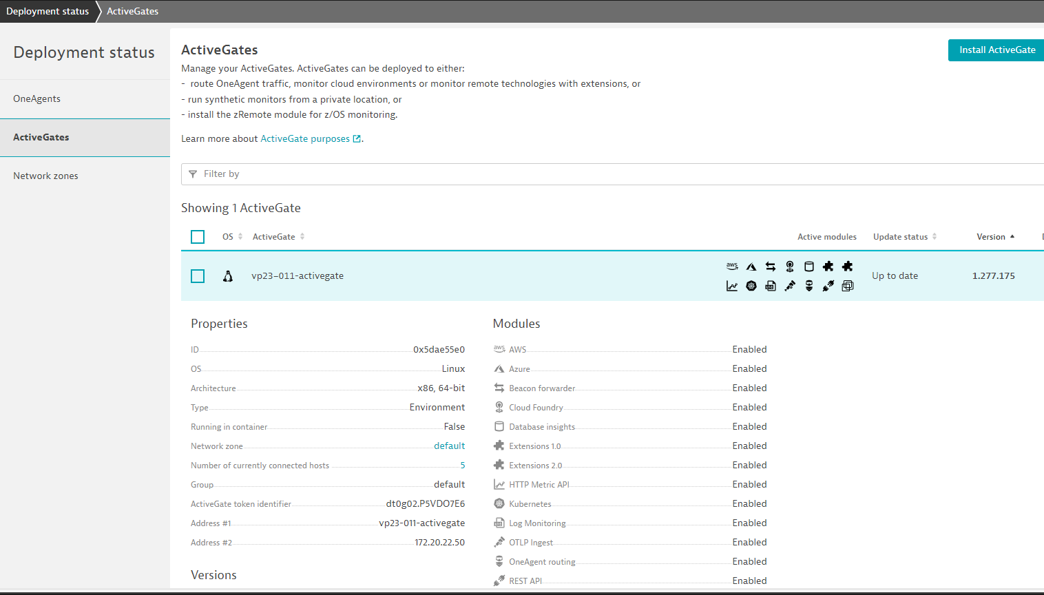 Dynatrace monitoring Red Hat OpenShift for Linux on IBM Power (ppc64le)