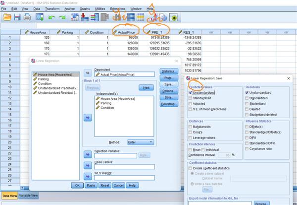 Spss 26 How To Calculate The Prediction Model Accuracy Indicators Like