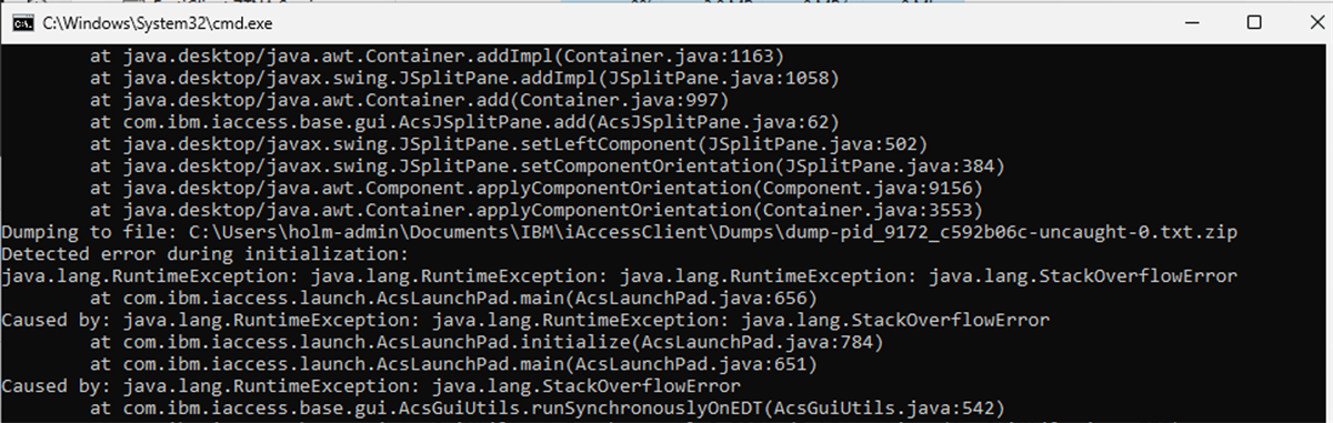 ACS Stalls at "Starting ..." | IBM i Global