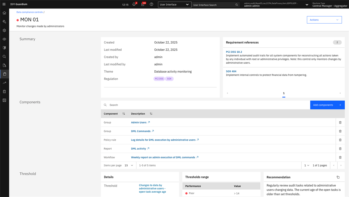Continuous Compliance in Guardium Data Protection 12.2: A Simpler Way ...