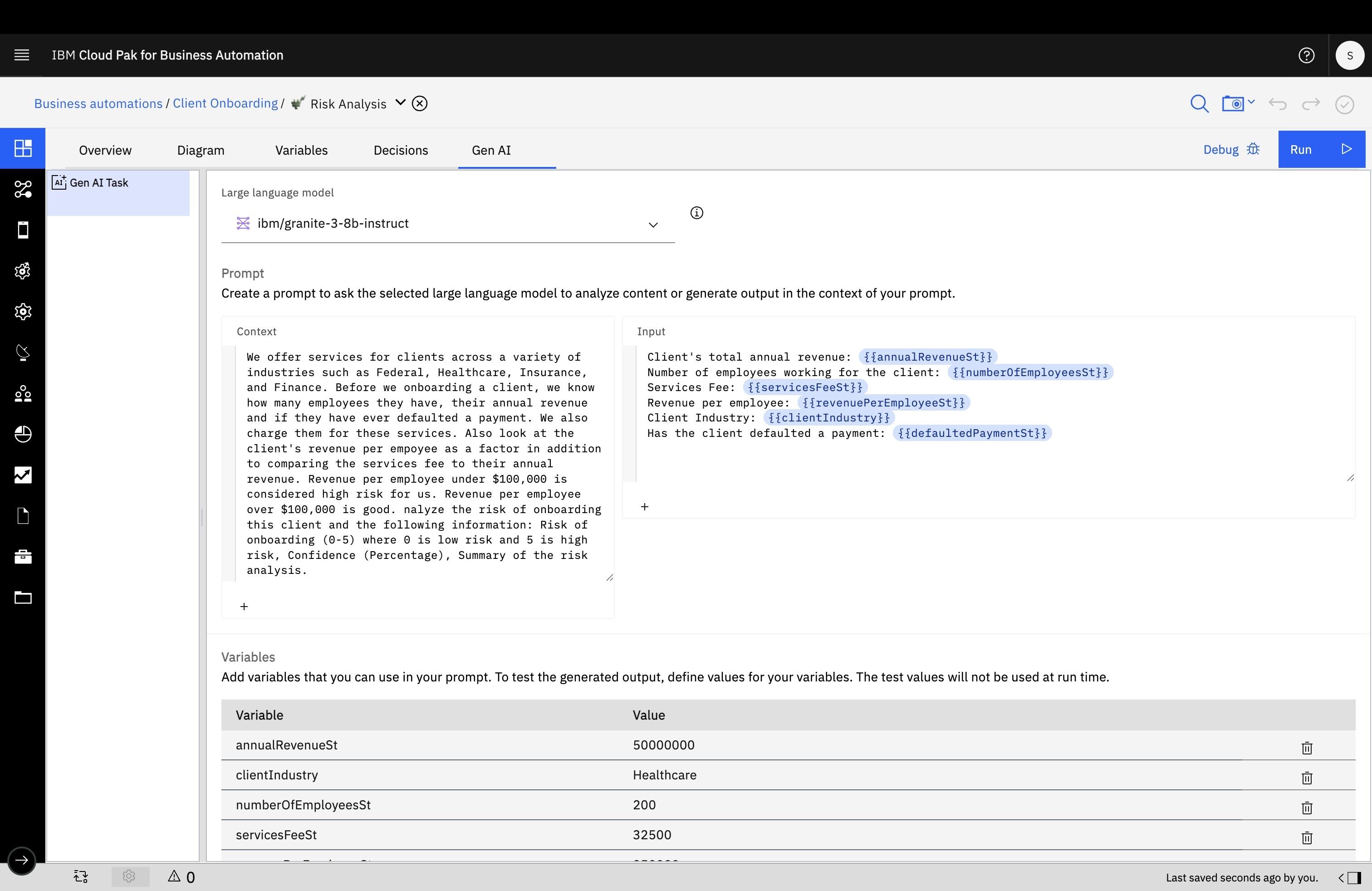 AI-Powered IBM Business Automation Workflow