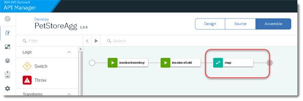 API Connect v5: Aggregating API Mapping Sample
