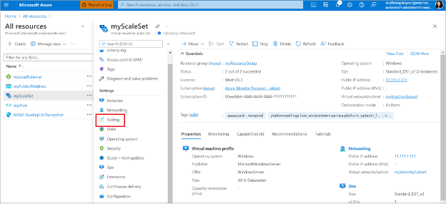 How to autoscale Azure resources