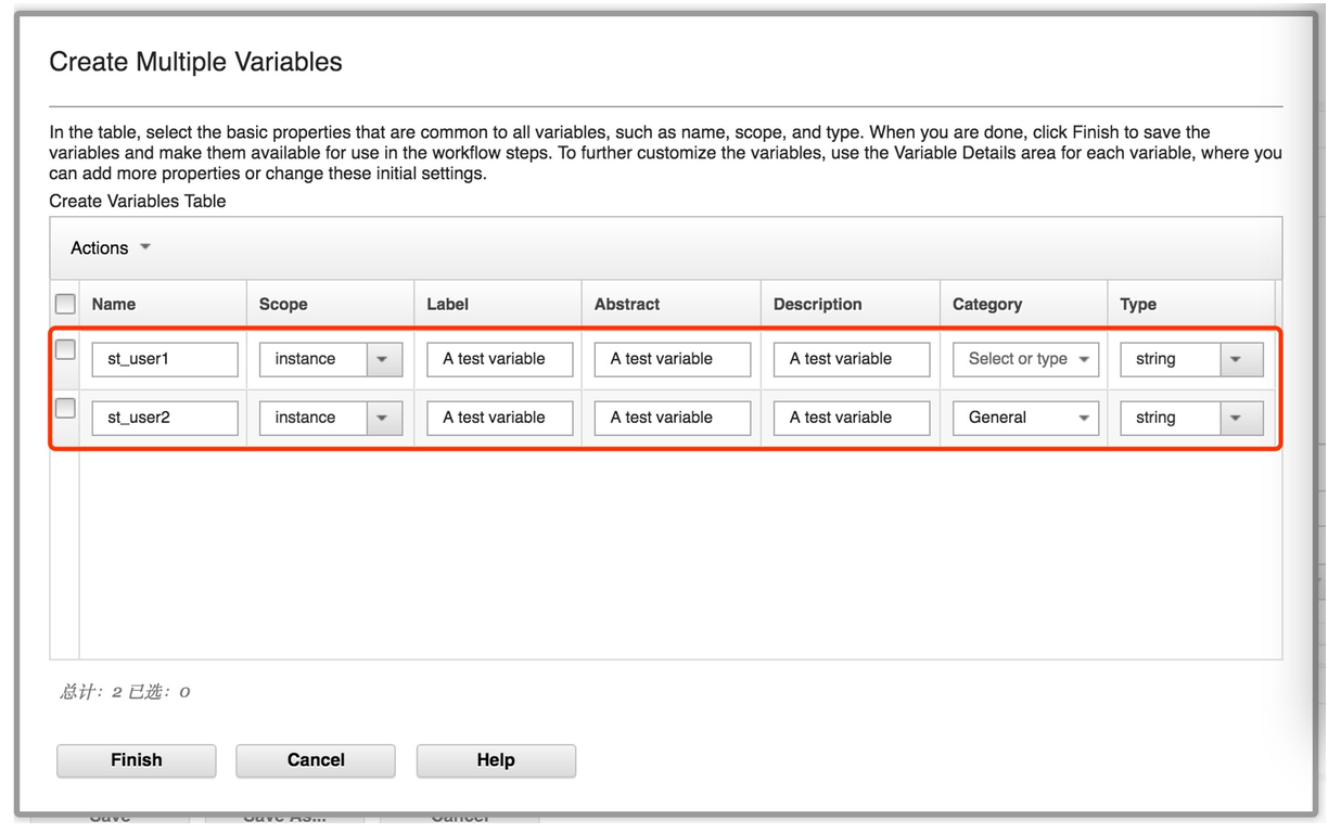 How to use variables in the appropriate scopes in z/OSMF Workflow
