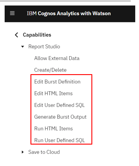 11.2.3 - IBM Cognos Analytics Reporting
